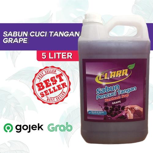 Jual CLARA Sabun Cuci Tangan Anggur / Grape 5 Liter - Anggur/Grape5L ...