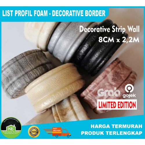 Jual LIST PROFIL FOAM 8cm x 2,2m | Moulding Wallpaper Dekorasi Borders ...
