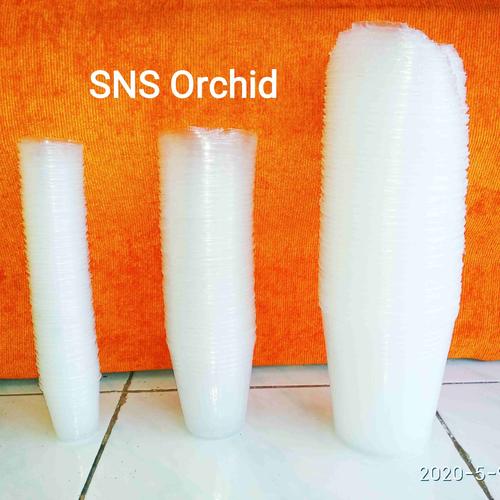 Jual Pot fleksibel flexibel plastik transparan anggrek sedang remaja ...