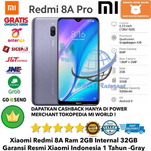 Jual Xiaomi Redmi 8A PRO 2GB/32GB 8Apro 8 a 2/32GB 2/32-Garansi-Resmi ...