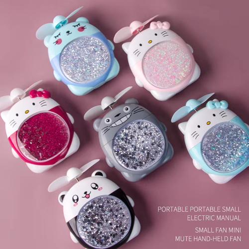 Jual Kipas Angin Mini Portable Hello Kitty / Mini Fan Totoro + Lampu ...