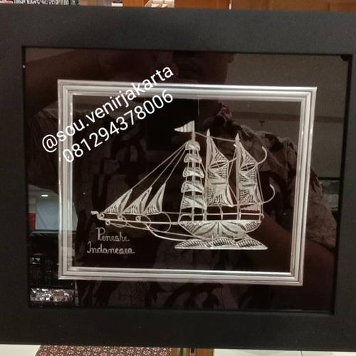 Jual pajangan frame / bingkai kapal pinisi Indonesia - Jakarta Selatan ...