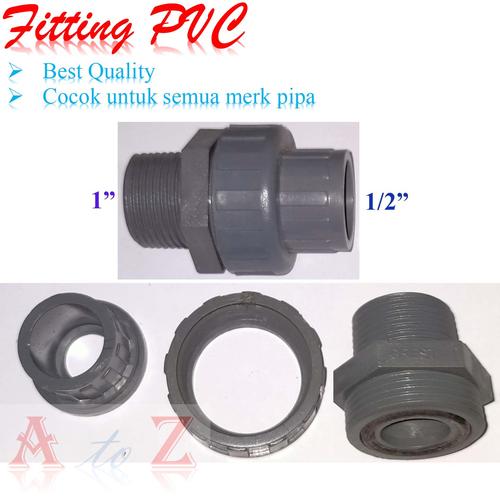 Jual watermur/water mur/water moor/watermoor pvc 1 in x 1/2 in (grest ...