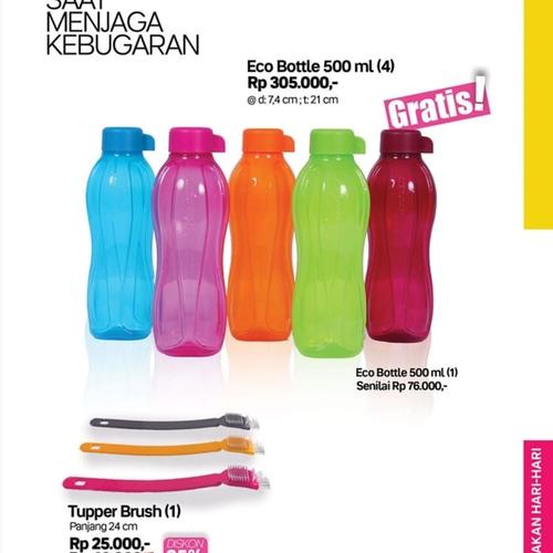 Jual Eco Bottle Tupperware 500ml - Biru - Kab. Cianjur - neng tuppe ...