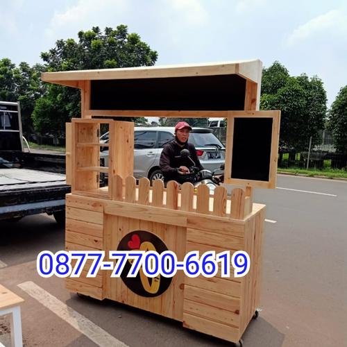 Jual booth kayu jati belanda /booth kayu / booth minuman murah ...