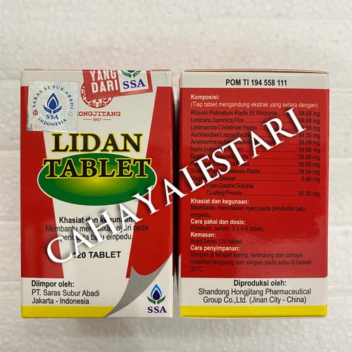 Jual Lidan Tablet (Li Dan Pian) - Obat Herbal Batu Empedu - Kota Medan ...