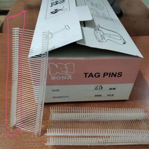 Jual Tag Pins Import size 10MM,20MM,25MM bening, kepala lebih kecil ...