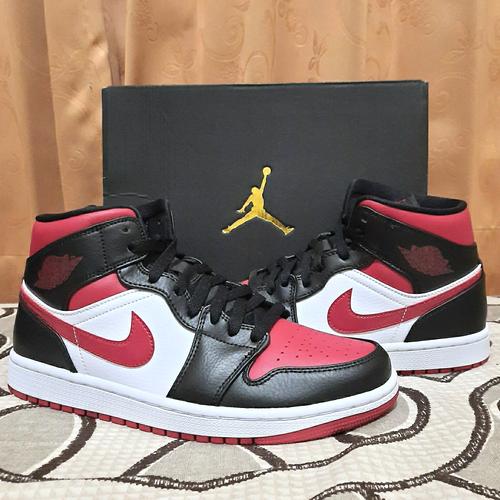 Jual Air Jordan 1 Mid Bred Toe ORIGINAL - Merah, 41 - Kota Surabaya ...