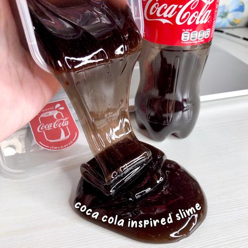 Jual Coca Cola Inspired Slime 200gr - Kab. Sidoarjo - Slime Diary ID ...