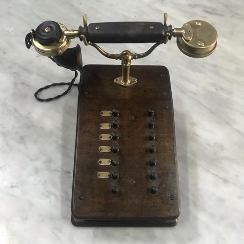 Jual Telefon Meja Kayu Belanda Eropa Lawas Antik Jadul Tua - Kota ...