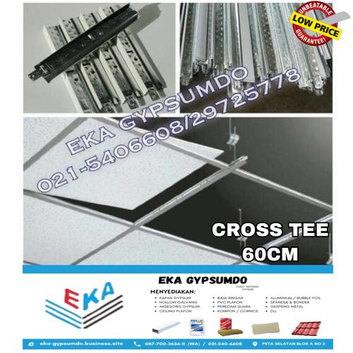 Jual Cross Tee 60 CM / Rangka Akustik ceiling / Acoustic Ceiling Plafon ...