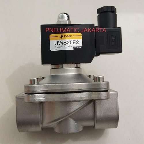 Jual Solenoid Valve UWS-25 SS Stainless Steel AC220V / DC24V EMC ...