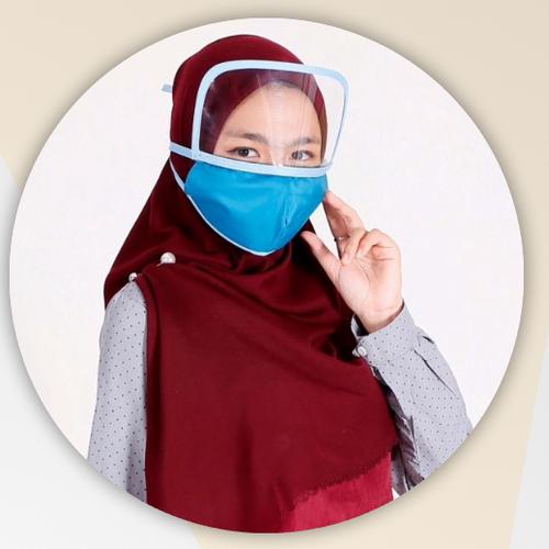 Jual Masker kain Non Medis Cover Proteksi Mata / Hijaber / Non Hijab ...