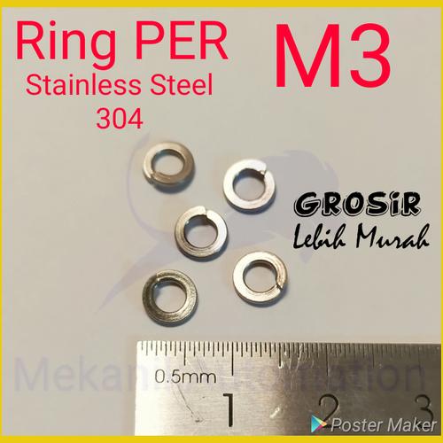 Jual Ring Per M3 SUS304 - Jakarta Timur - Mekanikautomation | Tokopedia