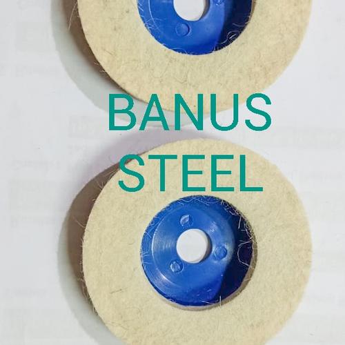 Jual Spon putih 4 inch inci (4") amplas gerinda spon wool poles ...