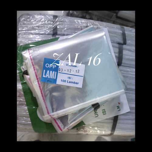 Jual Plastik OPP 12x12 / plastik rekat / plastik rekatan isi 100 lbr ...