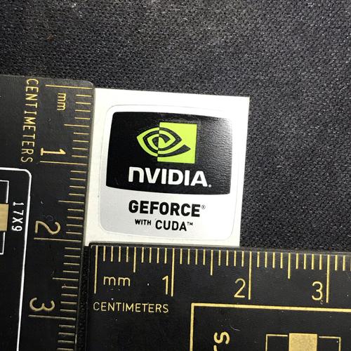 Jual Sticker stiker logo nVidia GeForce with Cuda ori - Kota ...