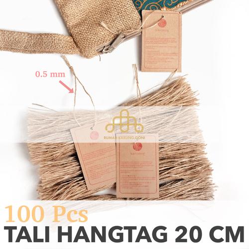 Jual Tali Hangtag Goni - Tali Gantungan Label Baju Distro - String Pin ...