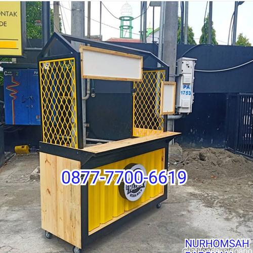 Jual rombong kayu booth / booth semi kontainer/ gerobak - Jakarta Barat ...