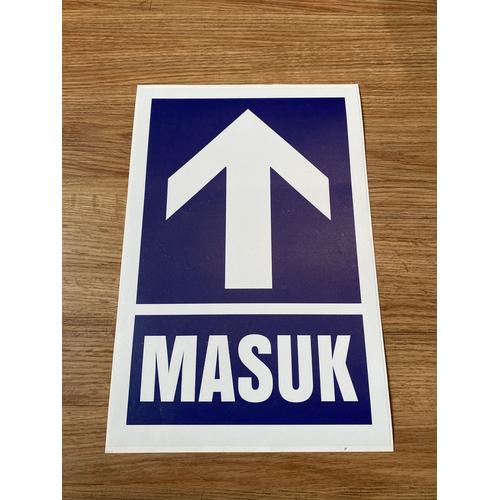 Jual Sticker tanda panah masuk - Jakarta Barat - Document Plus | Tokopedia