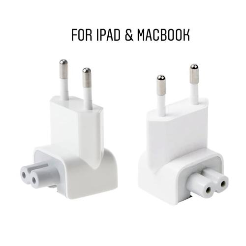 Jual Steker Adapter Magsafe Ipad Kepala Colokan Kaki 2 EU AC PLUG ...