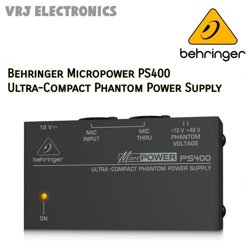 Jual Behringer Micropower PS400 Ultra-Compact Phantom Power Supply ...