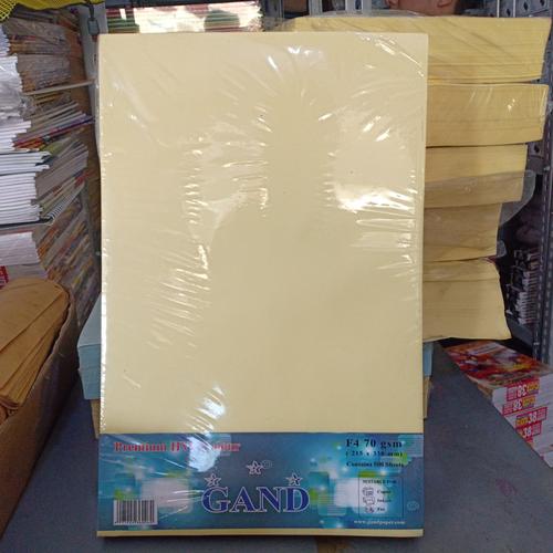 Jual Kertas warna F4 70 GAND isi 100lembar - Kuning - Jakarta Selatan ...
