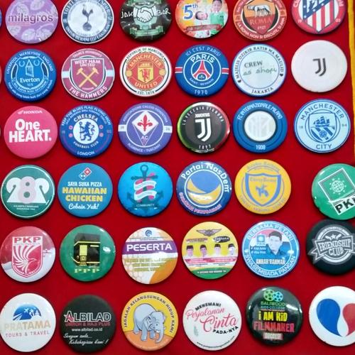 Jual pin bros logo custom - laminasi doff - Jakarta Pusat - Dewa ...