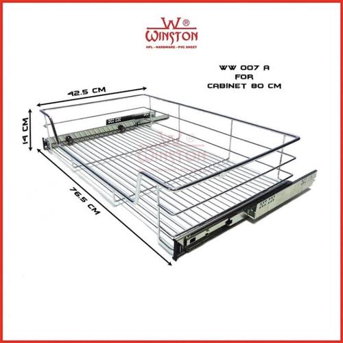 Jual Rak Panci Piring Mangkok Tarik WW 007 A Kitchen Set Kabinet 80 CM ...