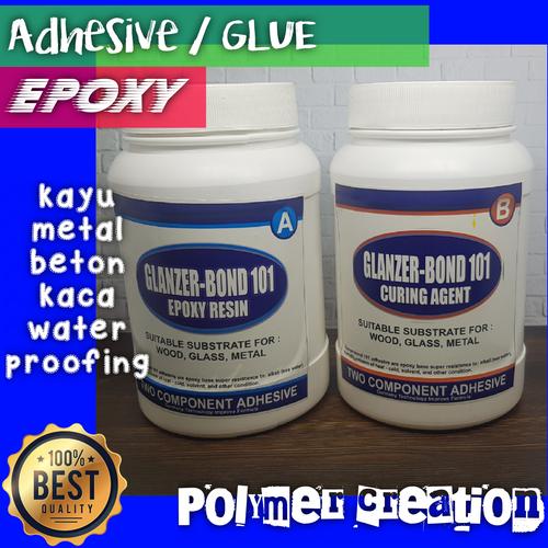 Jual Epoxy resin Lem perekat kayu beton / non saging water proof net 1. ...