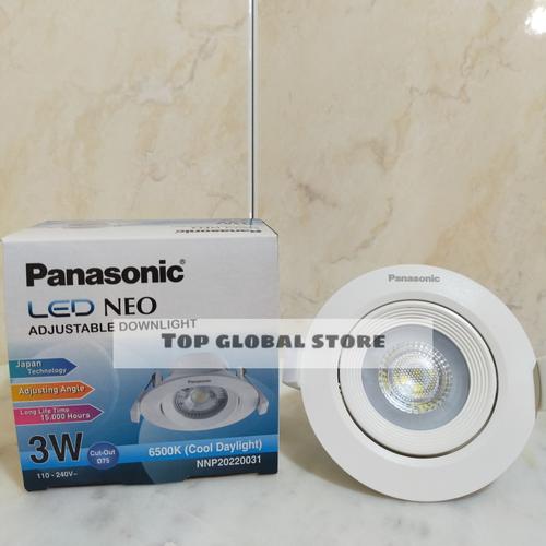 Jual Lampu Spotlight Panasonic 3Watt LED/COB (warna Putih - Jakarta ...