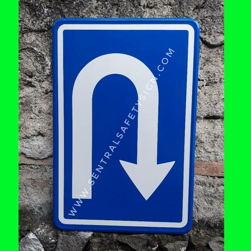 Jual Rambu putar balik - Jakarta Barat - sentral safety sign | Tokopedia