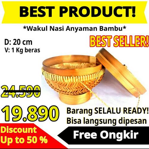Jual Ceting Nasi Tradisional Dari Anyaman Bambu Gosir dan Eceran - Kab ...