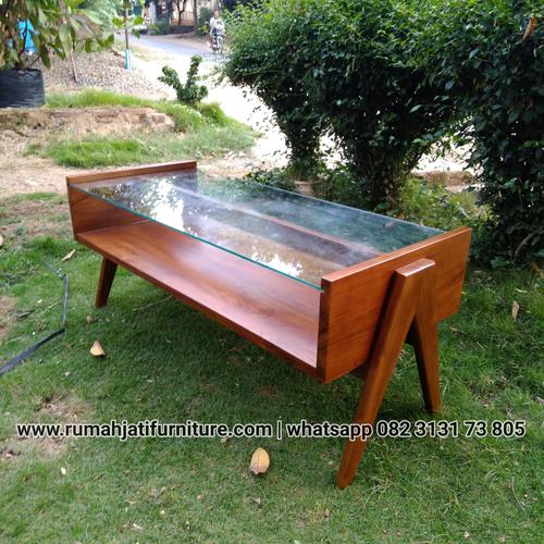 Jual meja coffee table Meja Console Meja Tamu Minimalis Kayu Jati Meja ...