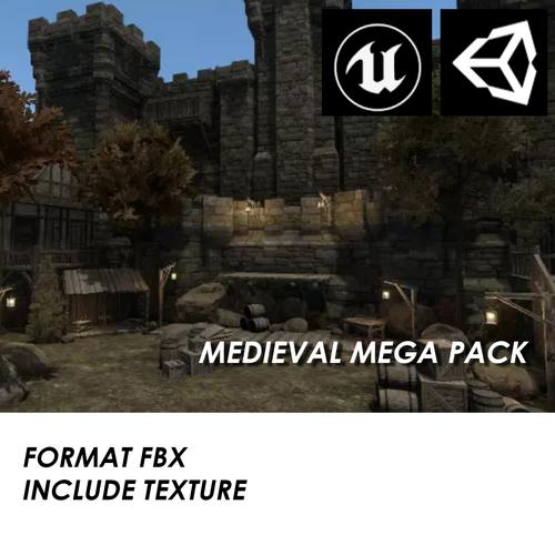 Jual 3D Game Asset Medieval Mega Pack Unreal dan Unity3D - Unity - Kab ...