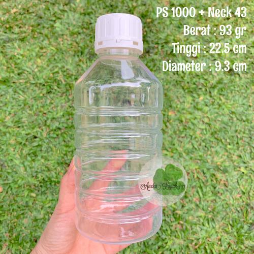 Jual Botol 1 liter PS 1000 ml tebal madu minyak sirup - Jakarta Barat ...
