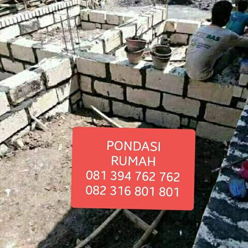 Jual bahan bangunan batu pondasi kombong kumbong bata putih bata ringan ...