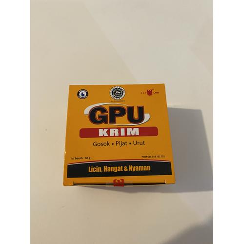 Jual GPU krim 50 gram - Kota Tangerang Selatan - Apt Sentosa | Tokopedia
