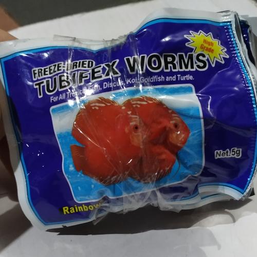 Jual cacing kering pakan ikan tubifex worms - Kota Tangerang ...