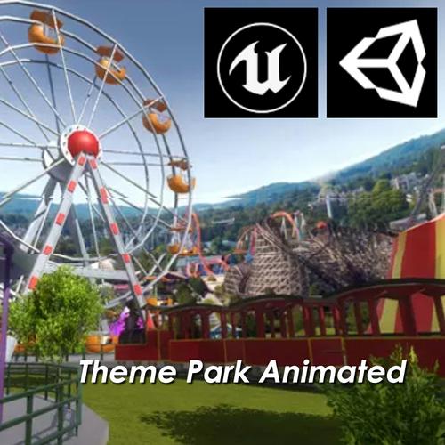 Jual 3D Game Asset Theme Park Animated Unreal dan Unity3D - Kab. Bandung - orca 3d studio ...