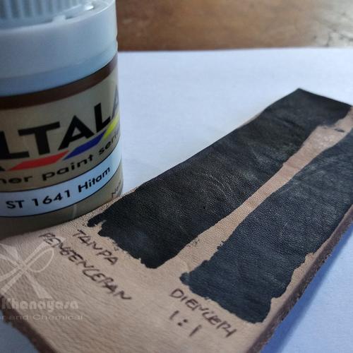 Jual Pewarna transparan kulit nabati atau leather Stain ST 1641 Hitam ...