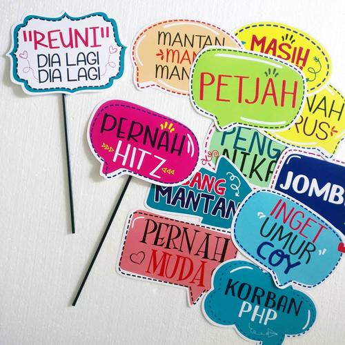 Jual RPET Fun Props Properti Aksesoris Foto Photobooth - READY - Kota ...