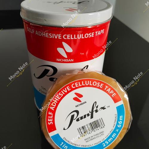 Jual Selotip Panfix 1 inch x 72 yards Self Adhesive Cellulose Tape ...