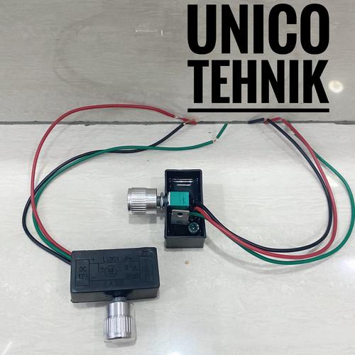 Jual Potensio pompa air DC 12v / pengatur kecepatan pump DC On off ...