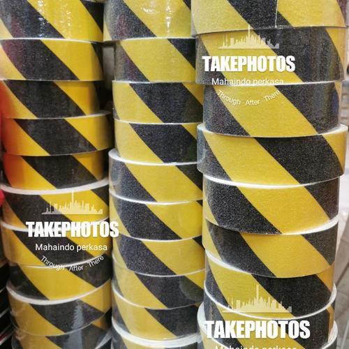 Jual Anti slip tangga-Safety walk tape-Lakban kasar lantai-Stepnoshing ...