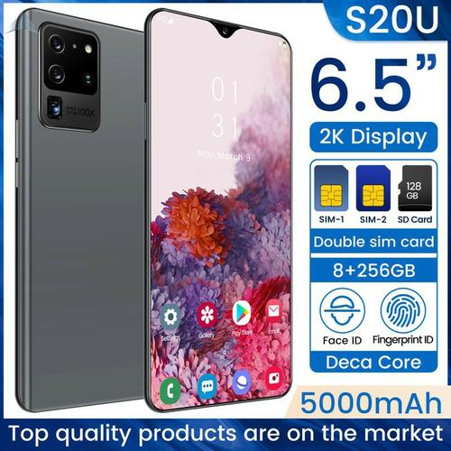 Jual Smartphone S20U Android S20U RAM 8GB ROM 256GB Dual Sim 4G LTE ...