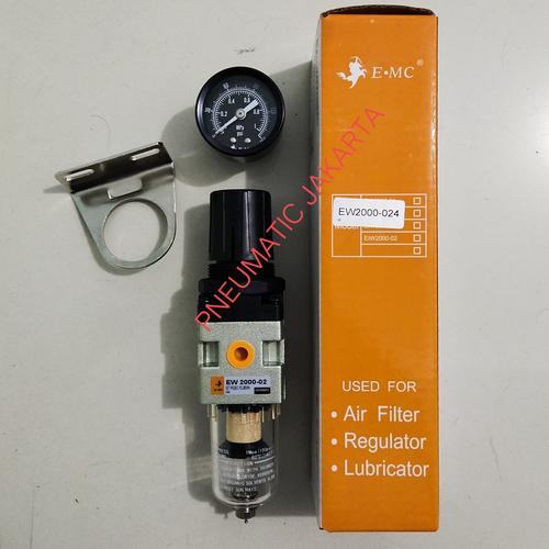 Jual Air Unit Filter Regulator EW2000-02 EMC Pneumatic - Jakarta Barat ...