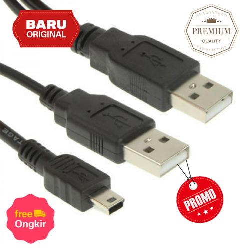 Jual Kabel Mini 5 Pin ke 2 USB Male 80CM Cable - Kota Depok - Sell2you ...