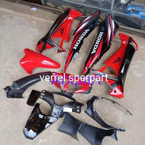 Jual cover body supra x 125 lama full set merah 2005 2006 - Kota Depok ...