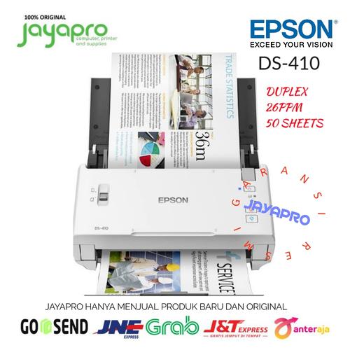 Jual EPSON SCANNER WORKFORCE DS-410 RESMI - Jakarta Pusat - JAYAPRO JKT ...